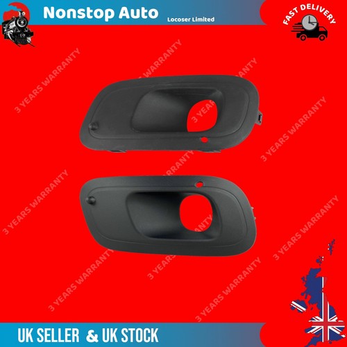 2 X BUMPER GRILL FOG LIGHT COVER FITS FIAT PANDA MK3 735537031 ...