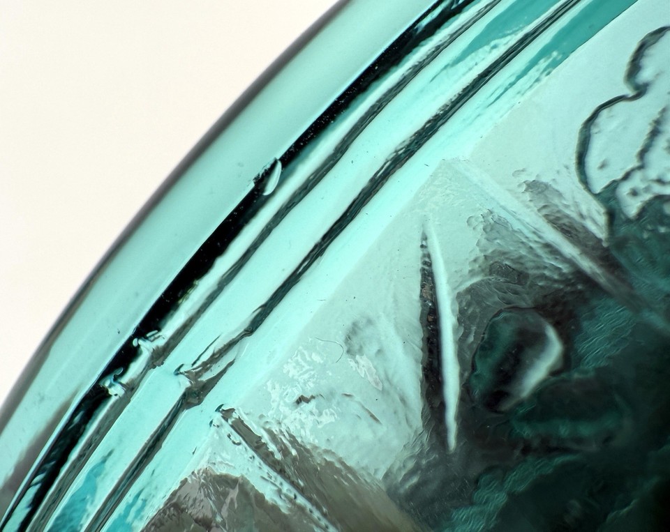 DORIC & PANSY JEANETTE Ultramarine Depressed Glass Covered Butter Dish | eBay