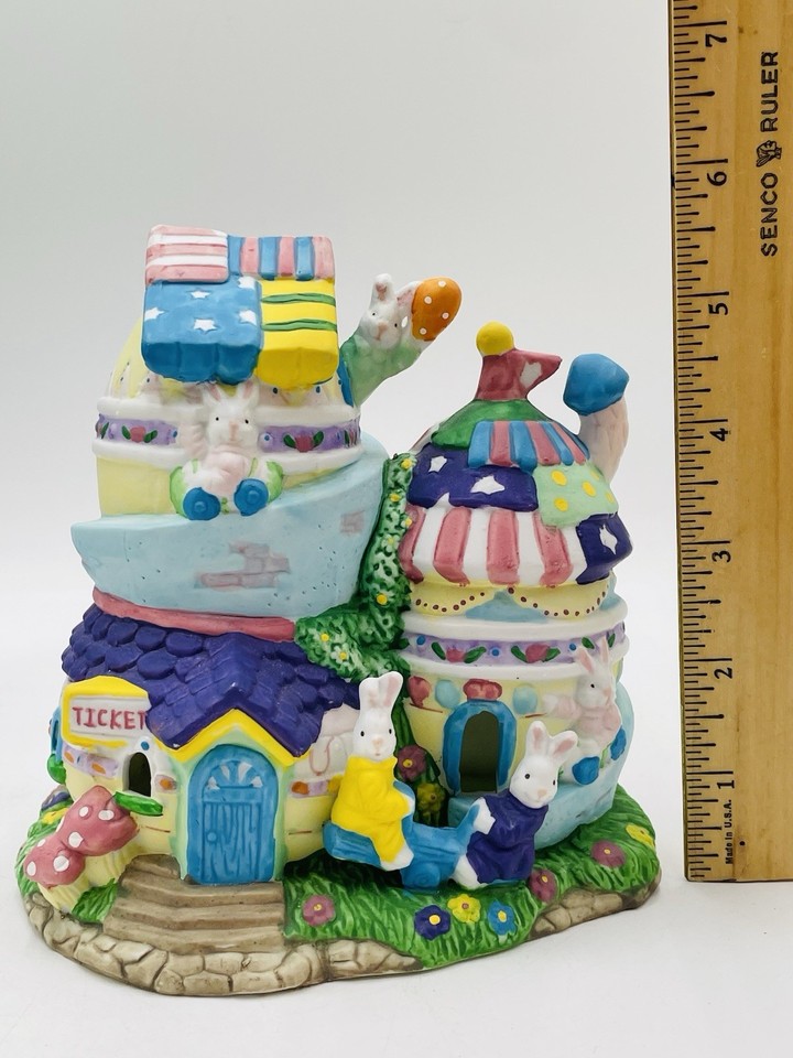 Bunny Lane Cottages 🌷 TICKET 🌷 Easter Village Bunnies Spring House ...