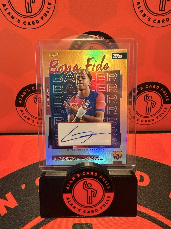 Topps Barcelona Team Set 25/26 - Lamine Yamal Auto & Numbered Cards ...