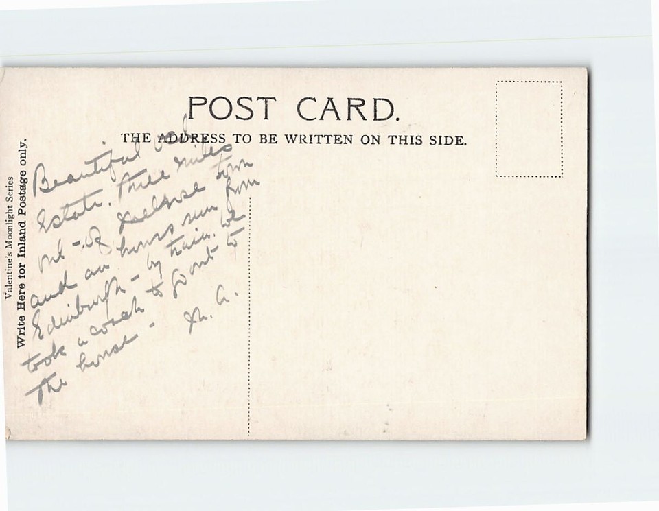 Postcard Abbotsford, Melrose, Scotland | eBay