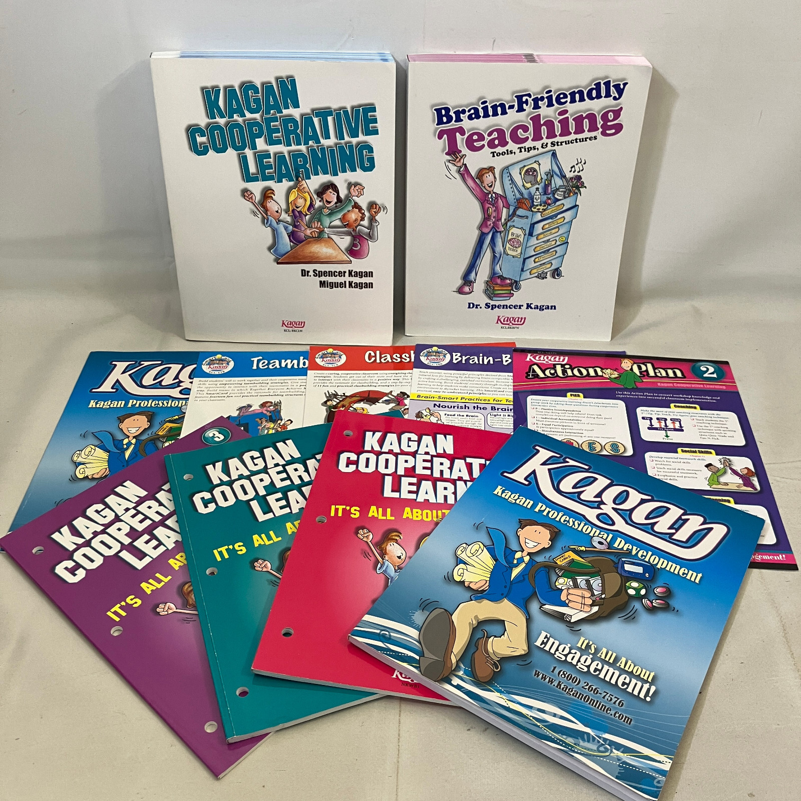 Kagan Learning and Development Lot of 10 Textbook Education Cooperative ...