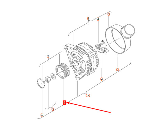 NEW AUDI A1 8X ALTERNATOR POLY V-BELT PULLEY 022903119C OEM | eBay