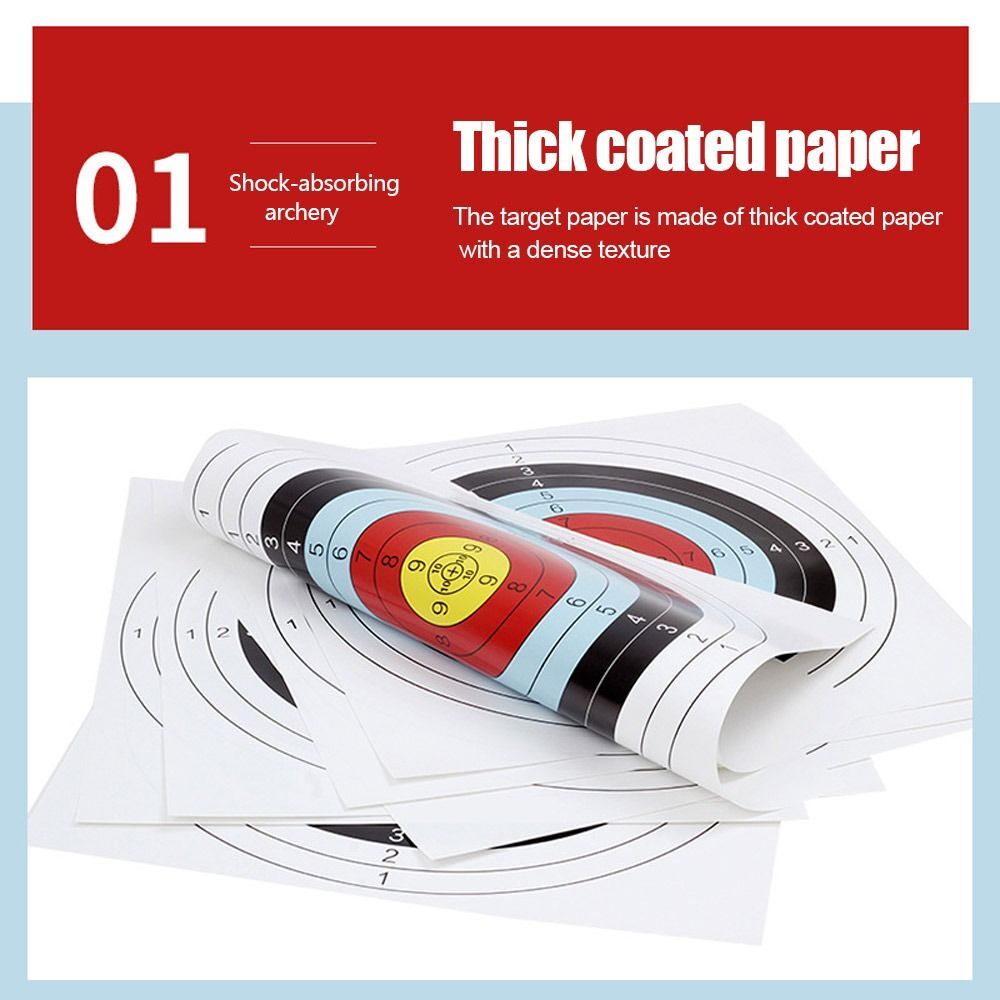20pcs 40x40CM Archery Targets Paper Shooting Target Practice Paper | eBay