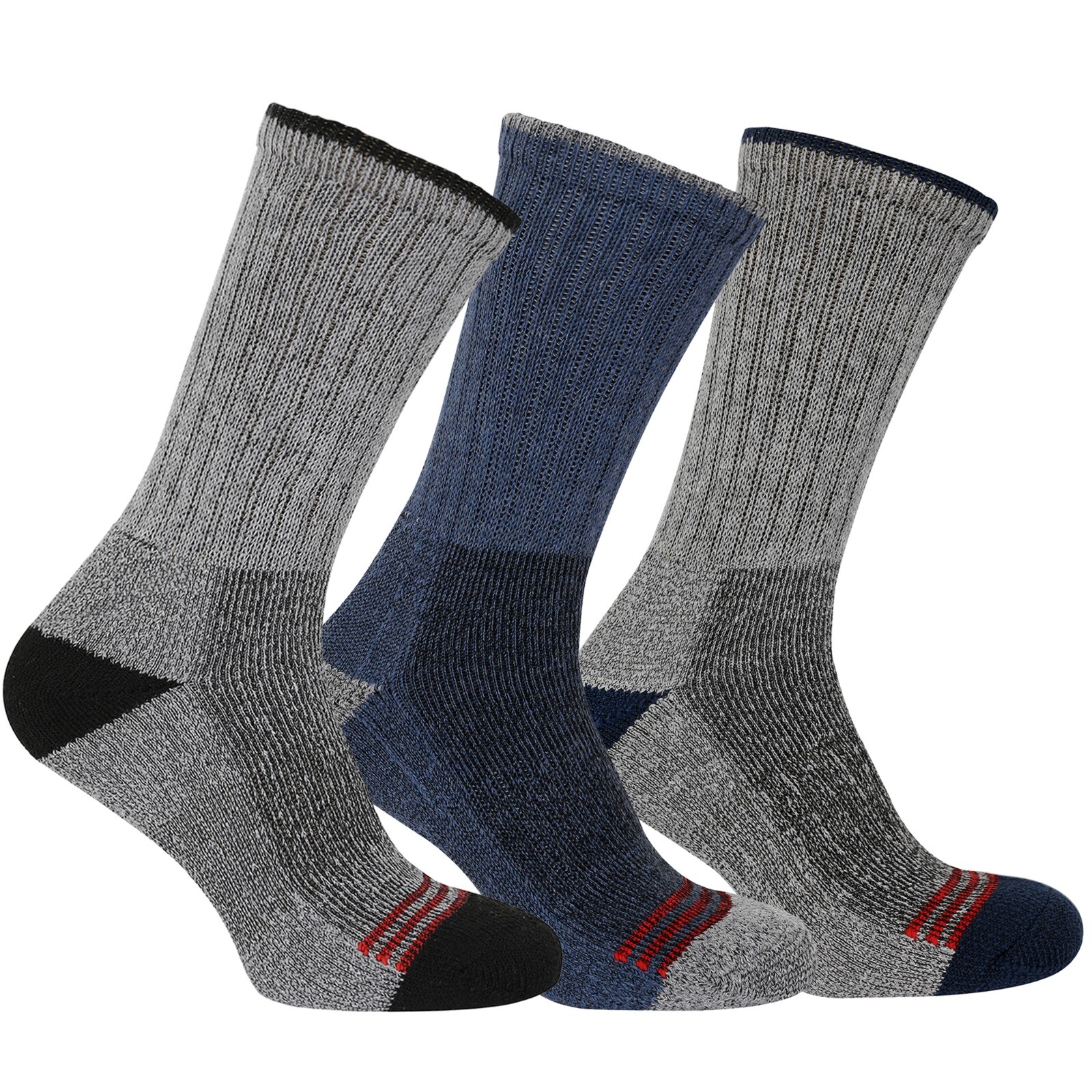 Ultimate 3-12 Pairs Men's Thermal Winter Thick Warm Work Boot Socks ...