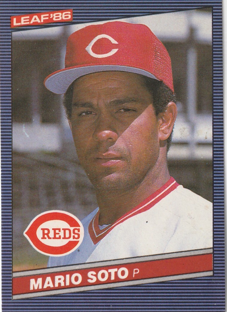 FREE SHIPPING-MINT-1986 Leaf Canadian Mario Soto #119 REDS | eBay