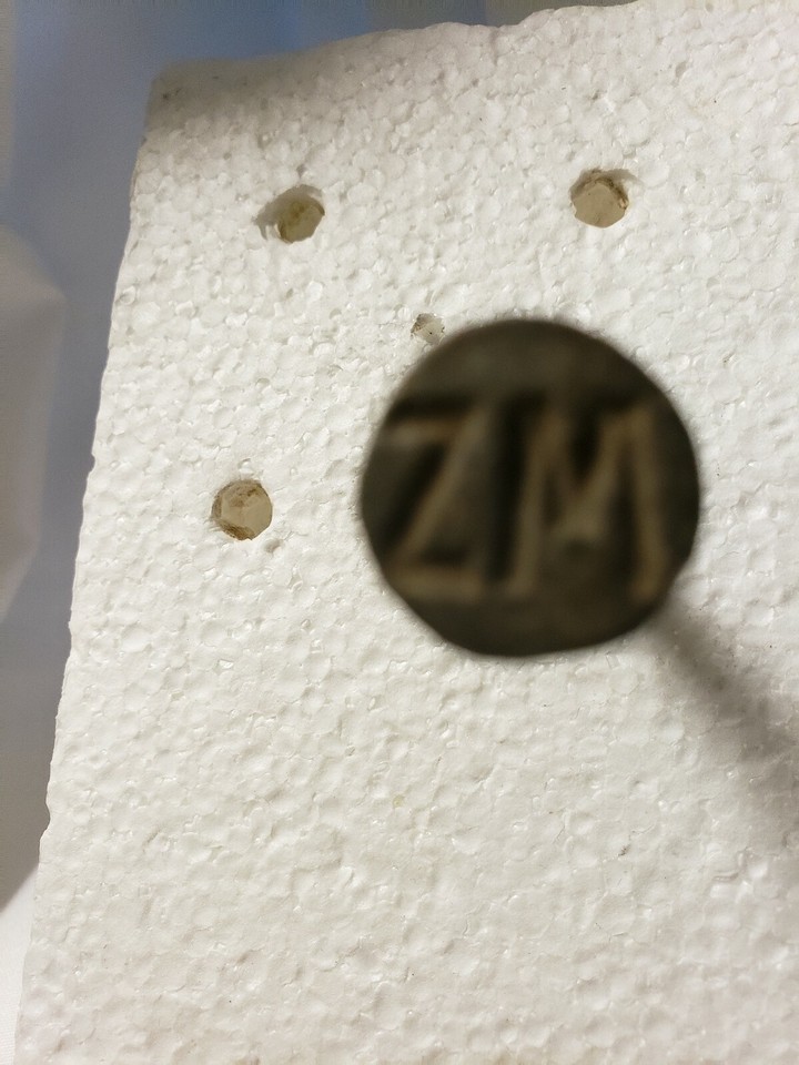 WZ Or ZM Round Recessed Vintage Railroad Dated Nail # WZ Or ZM Recessed ...