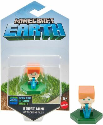 Minecraft Earth Boost Mini Attacking Alex Figure | eBay