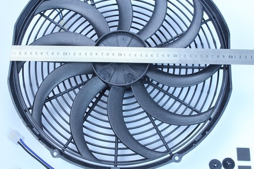 16" HEAVY DUTY RADIATOR ELECTRIC FAN 3000 CFM REVERSIBLE SBC BBC 350 | eBay
