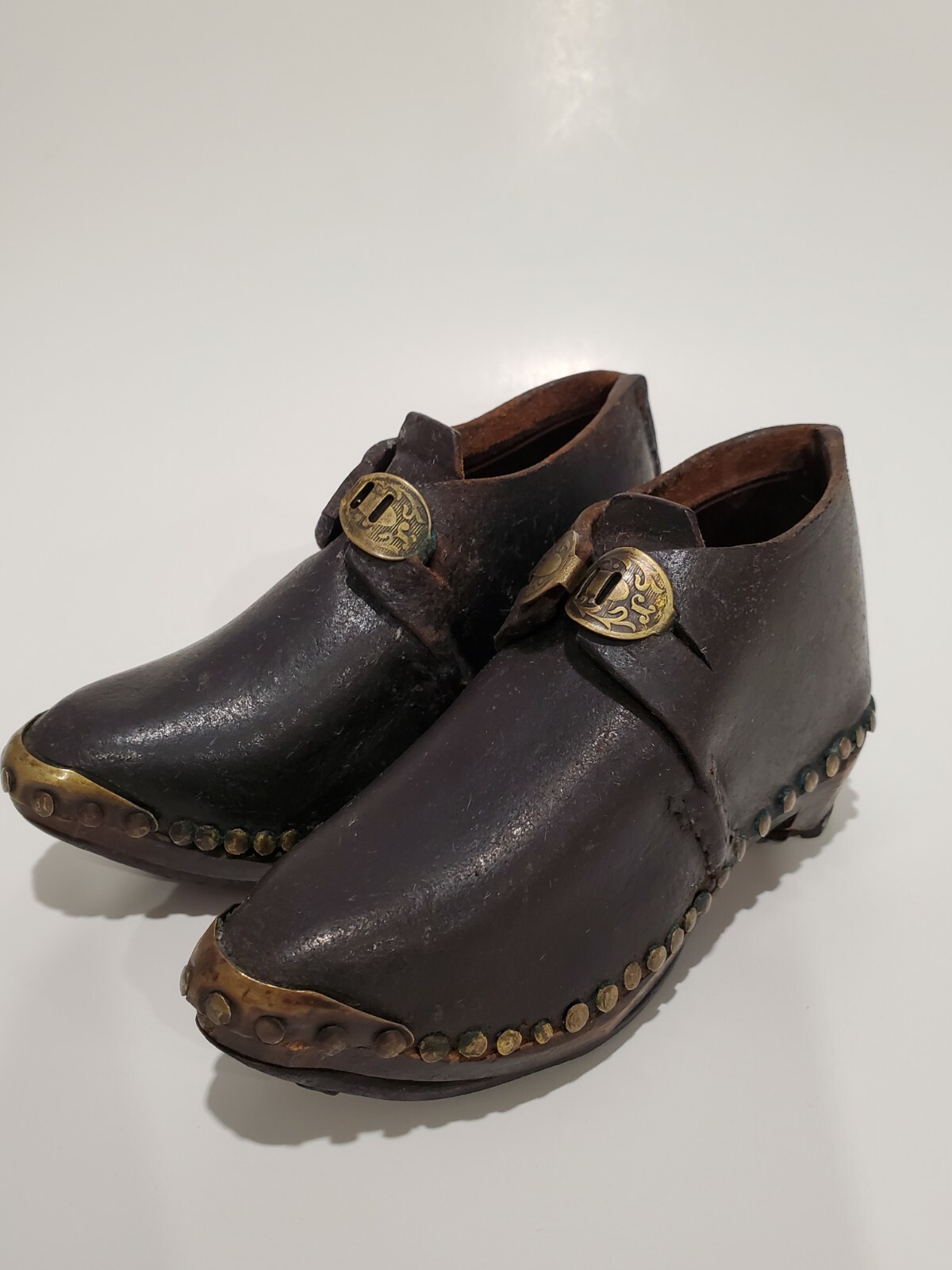 Antique 19th C. Handmade Salesman Sample / Little Boy's Leather ...