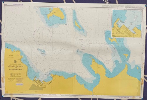 Admiralty 2225 GULF OF FINLAND ESTONIA MUUGA SADAM AND APPROACHES CHART ...