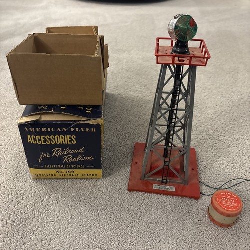 American Flyer 769 Revolving Aircraft Beacon - AC Gilbert AF W/Box | eBay