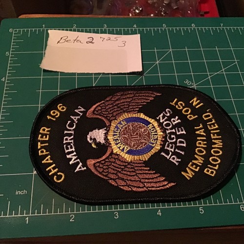 Vintage American Legion Riders Embroidered Patch Black Gold | eBay