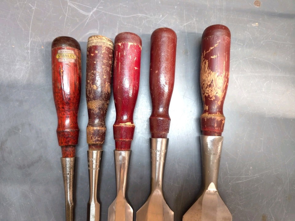 Extra Fine 5 Piece Of Stanley 720 Chisels | eBay