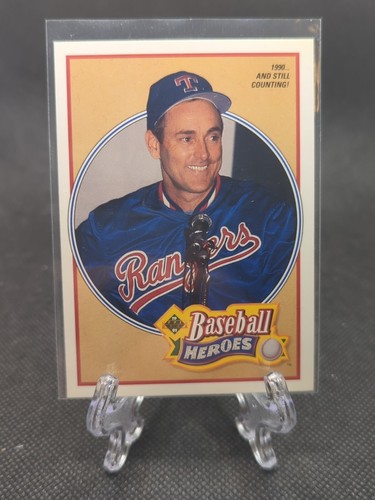 1991 Upper Deck Nolan Ryan #17 Baseball Heroes Card Insert Texas ...
