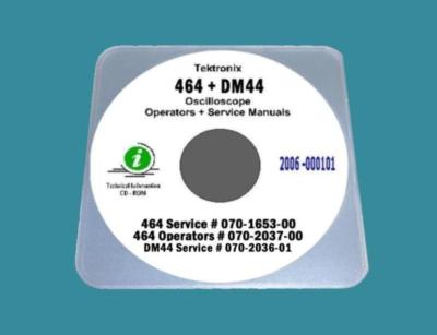 Tektronix 464 Oscilloscope + DM44 Hi Resolution Manuals with 17"xc11 ...