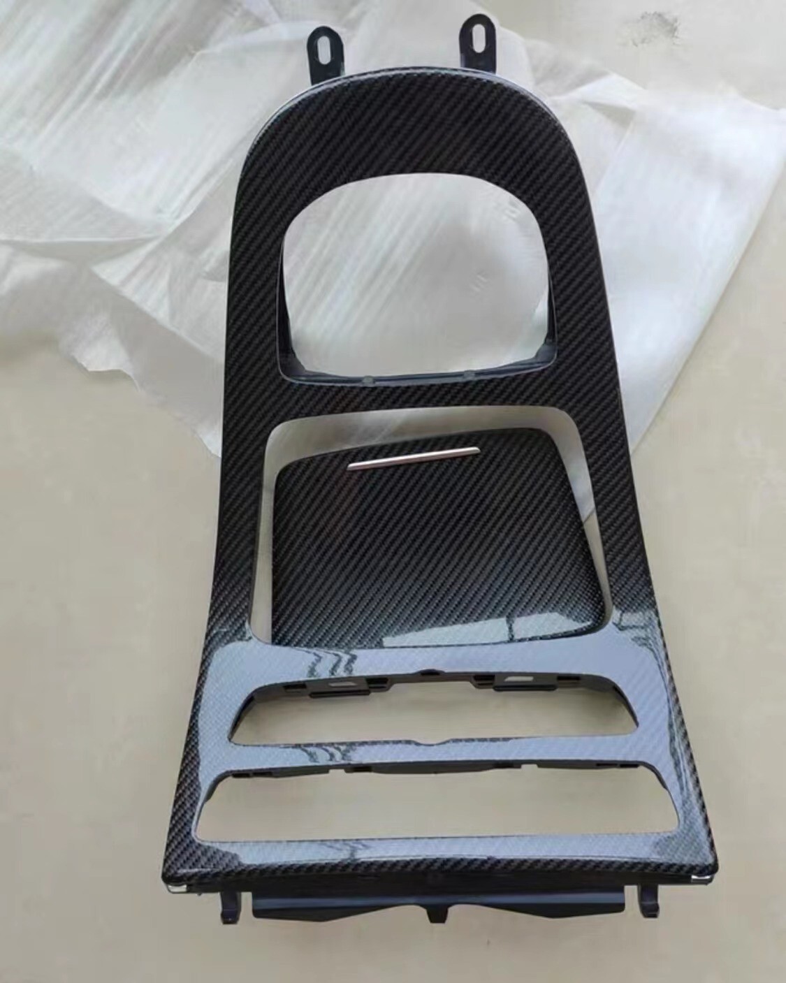 MERCEDES BENZ E Class W213 Black Center Console Trim Panel and Watch ...
