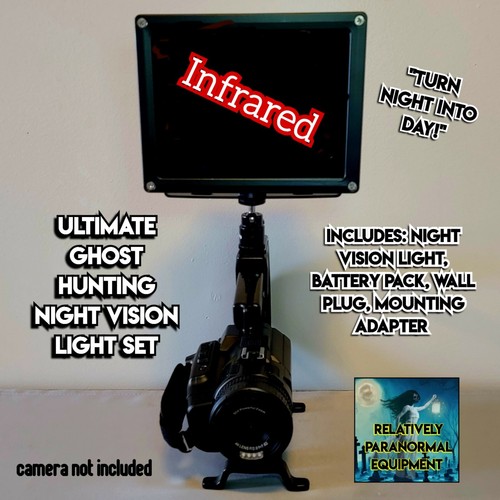 Ghost Hunting Ultimate Night Vision Set w/Battery Pack, Plug, & Mount ...