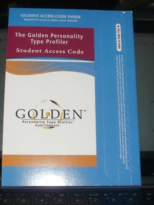 THE GOLDEN PERSONALITY TYPE PROFILER Student Access Code NEW | eBay