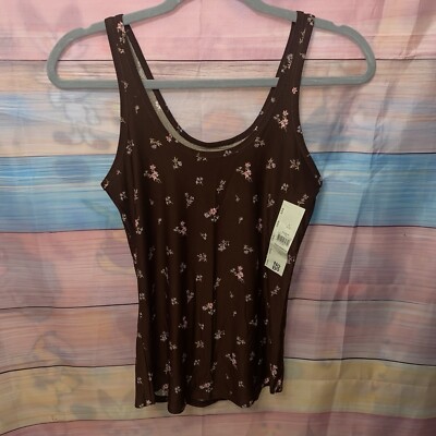 NoBo No Boundaries NB Scoop Tank Top Shirt Spaghetti Strap S (3-5) Soft ...