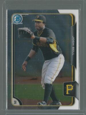 2015 BOWMAN CHROME PROSPECTS JOSH BELL PIRATES RC ROOKIE CARD #164 MINT ...
