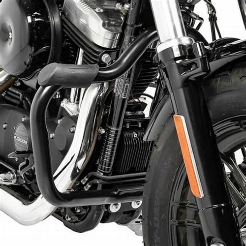 Mustache Engine Guard Highway Crash Bar For Harley Iron 883 XL883N 2004 ...