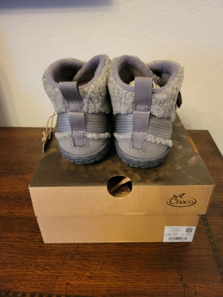 Boys Chaco Shoes.New with box. Size 2.5. Gray in color. | eBay