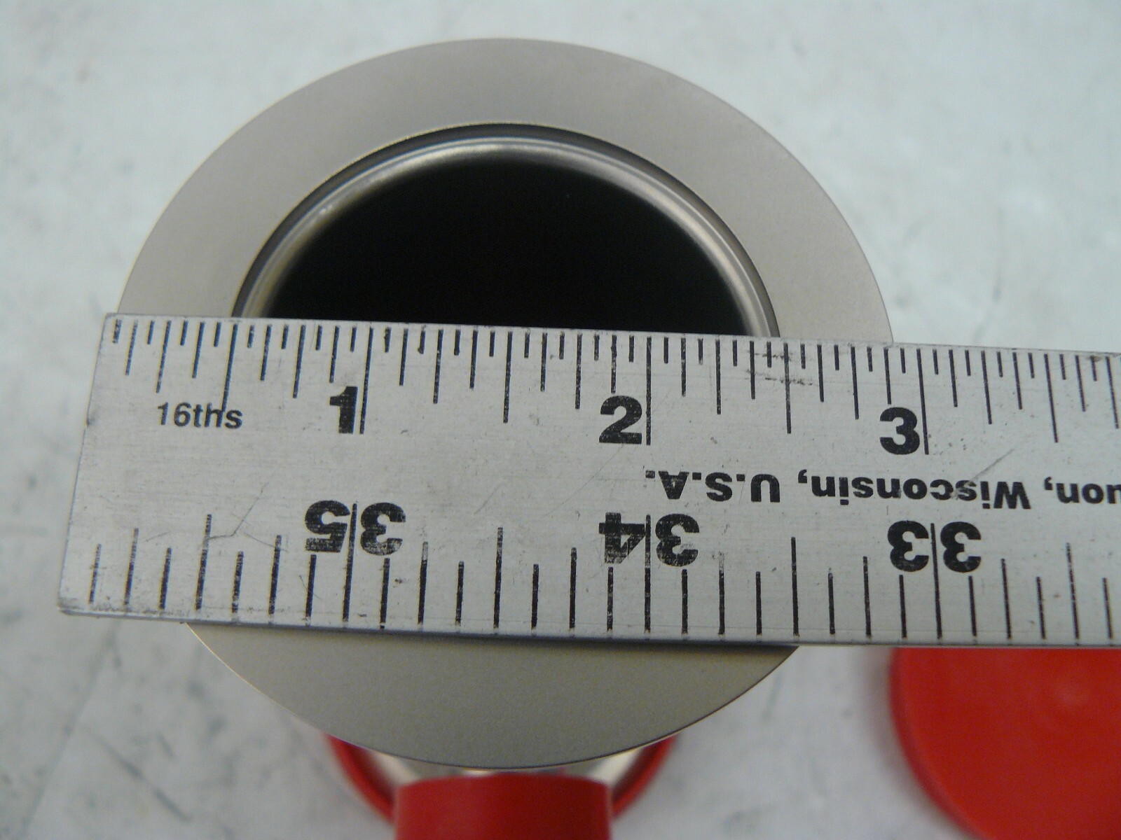 Stainless Steel vacuum fitting tee KF50 / NW50 to KF16 / NW16 6 3/8 ...