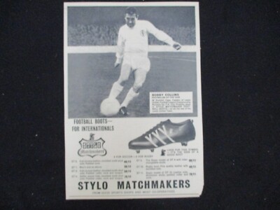 BOBBY COLLINS - STYLO Boots - LEEDS UTD: Original Football Magazine ...