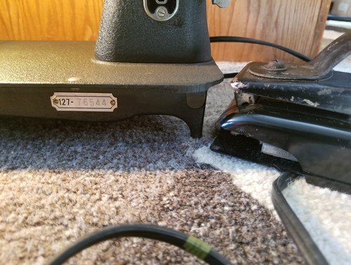 White Rotary Vintage Sewing Machine Antique Electric Dressmaster 127 ...