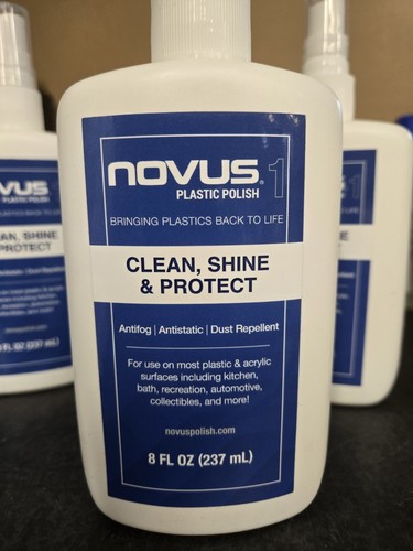 Novus Plastic Polish No. 1 Clean, Shine & Protect- 8fl oz Spray Bottle ...