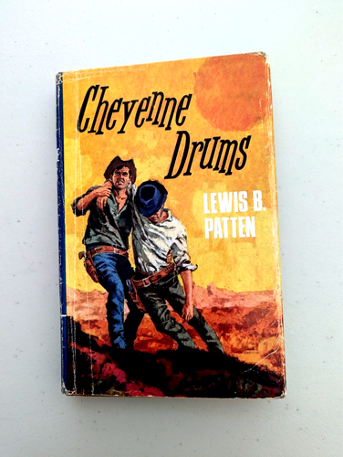 CHEYENNE DRUMS Lewis B Patten vintage western novel 1968 HBDJ Ward Lock ...