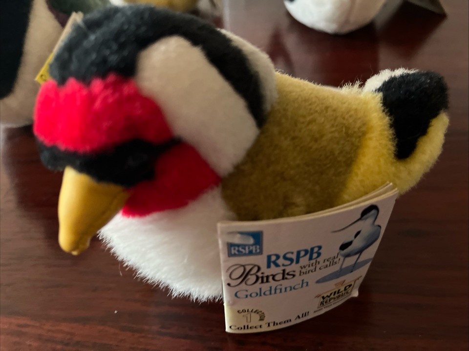 2003 RSPB Birds collection 1 X 6 Including Avocet, Lapwing, Goldfinch ...