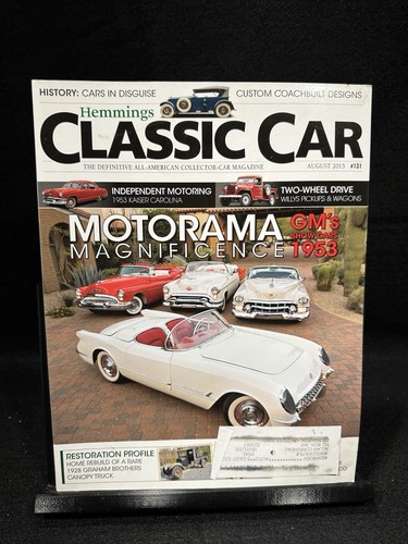 Hemmings Classic Car Magazine - August 2015 (#131): Motorama Magnificence - GM | eBay