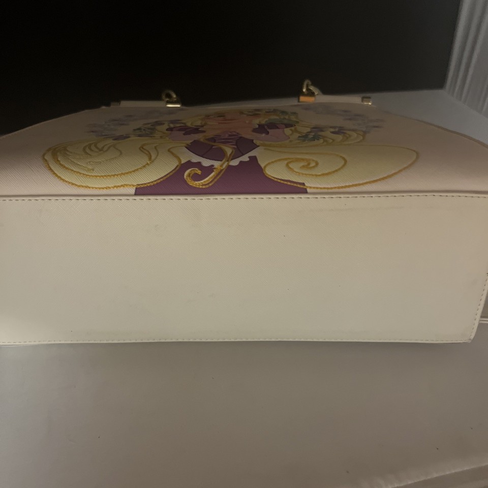 Loungefly Disney Tangled Rapunzel Floral Embroidered Crossbody Handbag ...