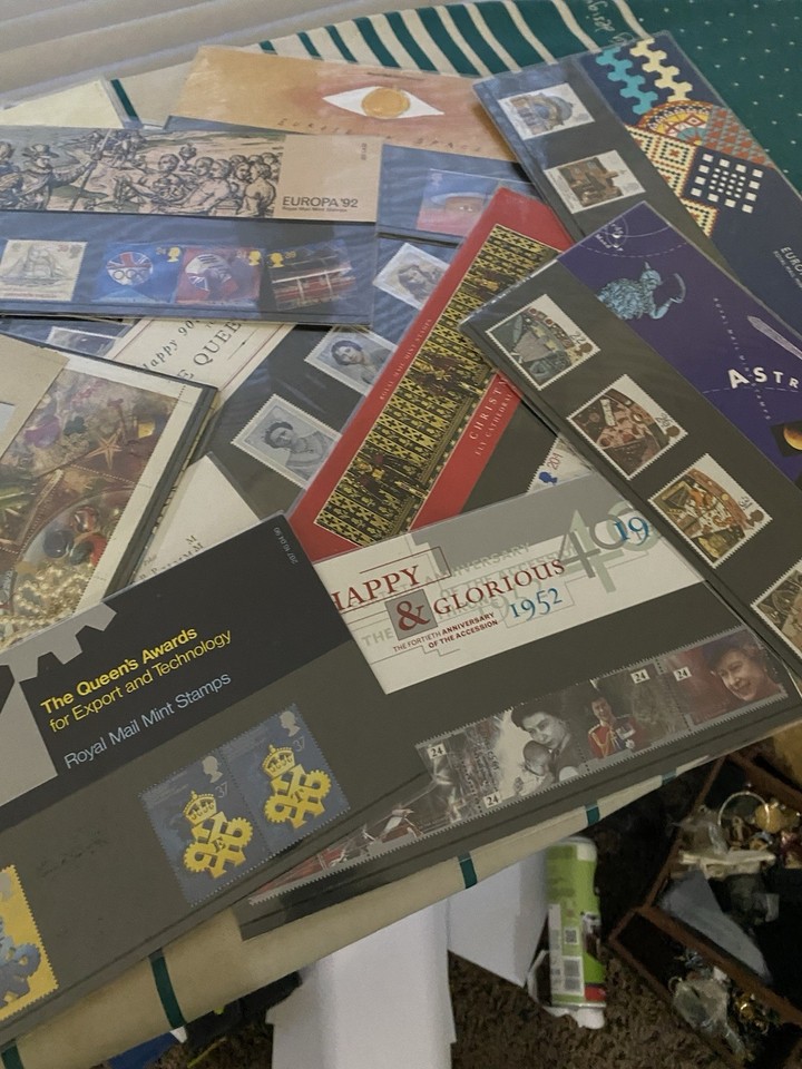 Job Lot Stamp Presentation Packs 23 Packs Royal Mail Mint Condition ...