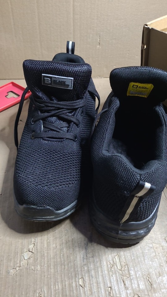 Black Hammer Safety Trainers Mens Composite Toe | Lightweight, Slip ...