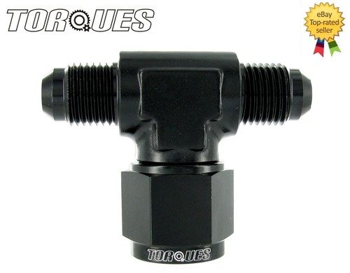 AN -6 (AN6) Male To AN8 Female Tee Adapter Fitting In Black | eBay