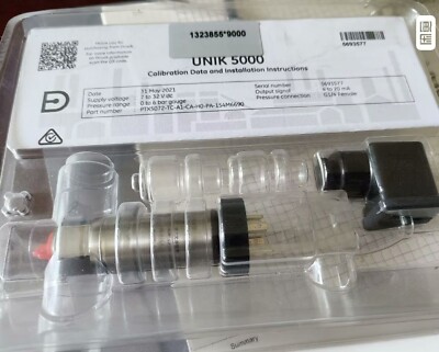GE DRUCK PTX5072-TC-A1-CA-HO-PA UNIK 5000 PRESSURE SENSOR BRAND NEW DHL ...
