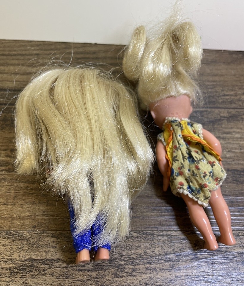 Lot Of 2 Vintage Paula Collection 4" Dolls M&C Kelly Doll Size | eBay