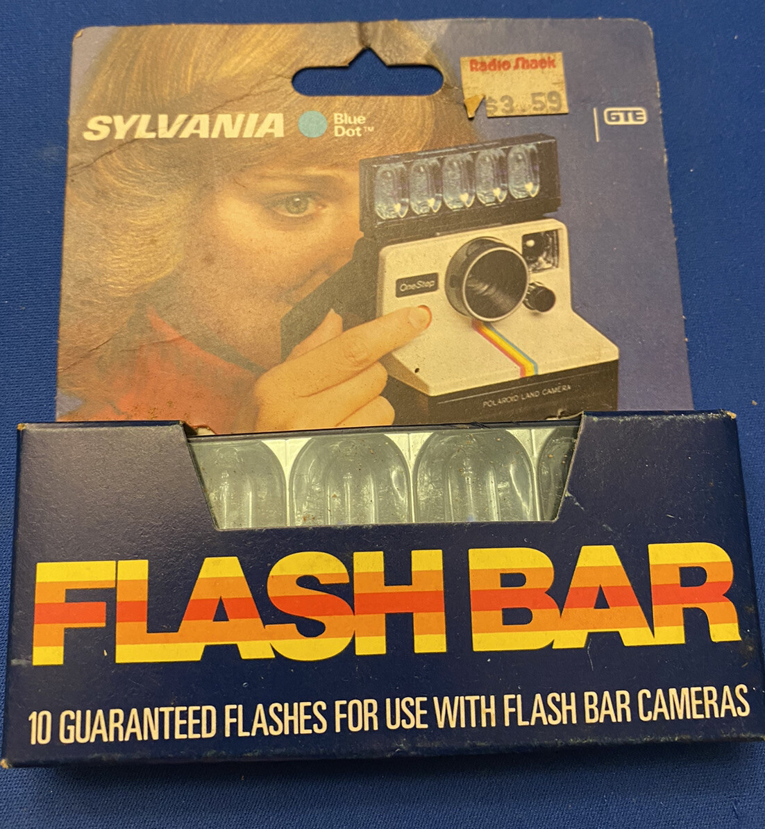 Buy Vintage Sylvania Blue Dot Flashbar For Use with Flash Bar Cameras ...