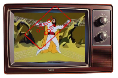 SPACE GHOST Classic 60s Saturday Morning Cartoon Retro TV Fridge Magnet ...