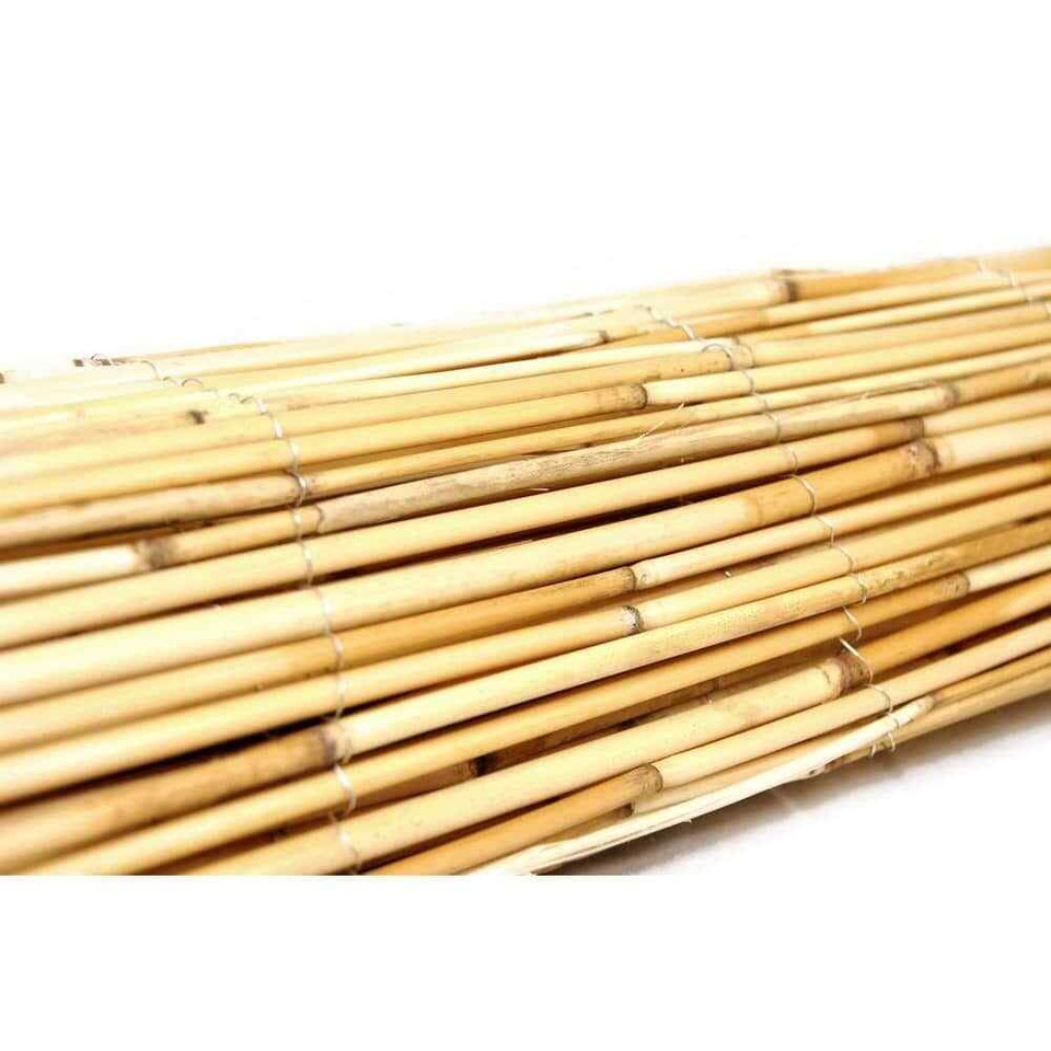 Bamboo Tan Reed Fencing Panel Decorative Screen Fence | eBay