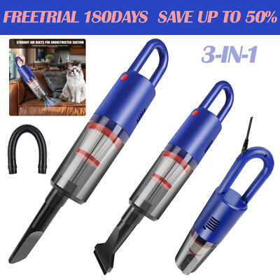 Handheld Cordless Vacuum Cleaner Strong Suction Portable Hand Vacum for ...