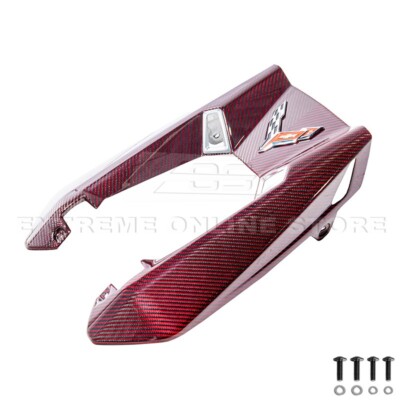 For 23-Up Corvette C8 Z06 Coupe | GM Factory RED CARBON FIBER LT6 ...