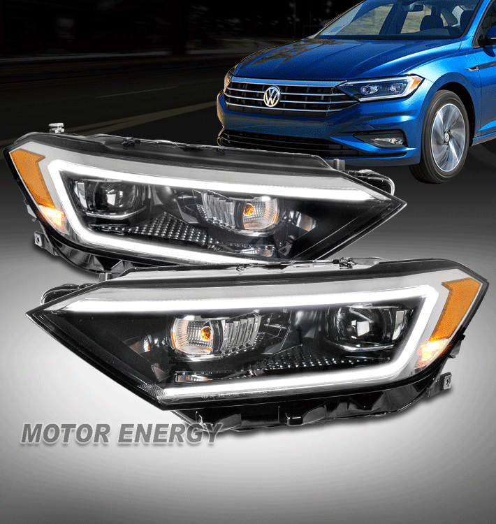 For 19-21 Volkswagen Jetta GLI S SE SEL LED DRL Projector Headlights ...