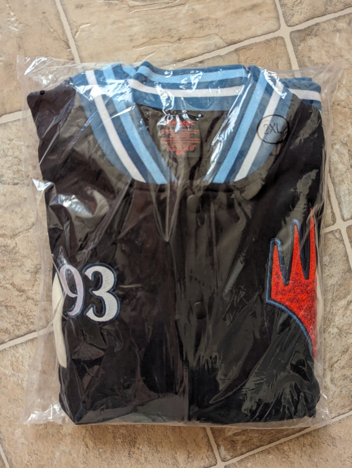 MtG '93 varsity jacket XL, exclusive to Magic Con, sealed in original ...