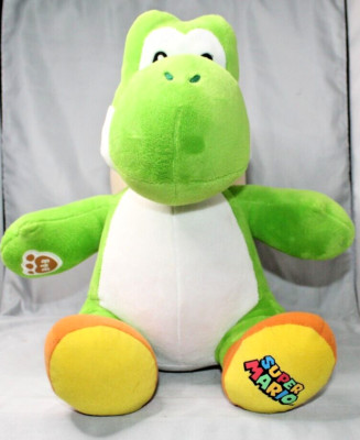 Nintendo Super Mario Bros 2017 Build-A-Bear 16" Green Yoshi Plush ...