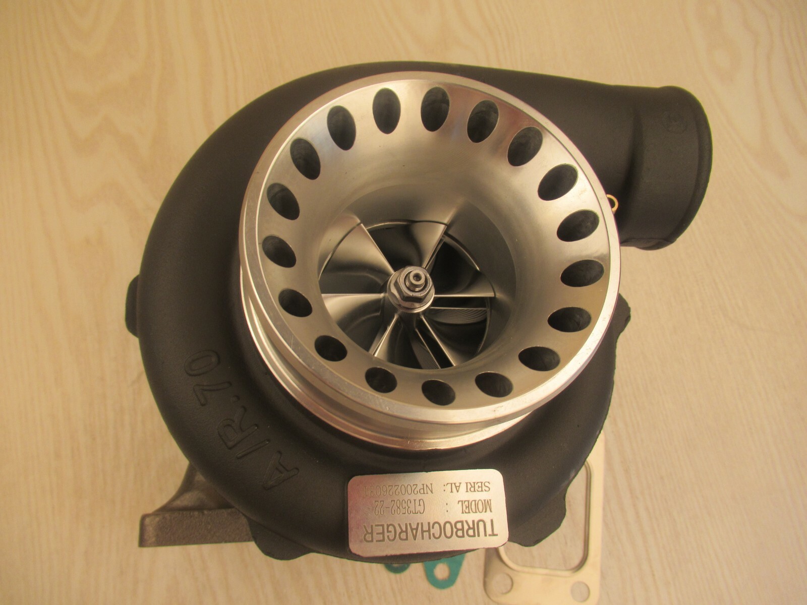 Universal A/R .70 T3 A/R .63 5 bolt turbine billet Turbocharger GT35 ...