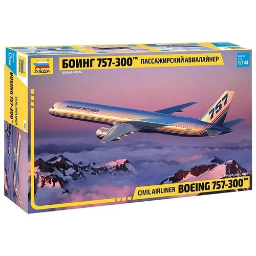 ZVEZDA 7041 1/144 Boeing 757-300 Civil Civilian Airliner Model Made in ...
